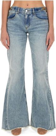 Stella McCartney Femme, Jeans, Bleu, Taille: W28 Flared Jeans