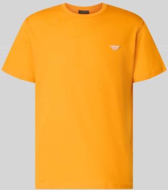 Emporio Armani T-Shirt mit Logo-Patch und Rundhalsausschnitt