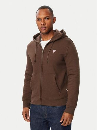 Guess Sweatshirt M4YQ28 K9V31 Braun Regular Fit