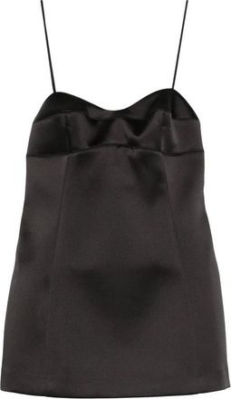 R&oacute;he Femme, Tops, Noir, Taille: 34 FR Strappy Top
