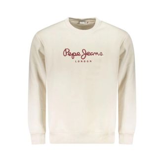 Pepe Jeans London Wei&szlig;er Baumwoll Herren Pullover - - Sweatshirts & Hoodies - Herren - Wei&szlig; - XS
