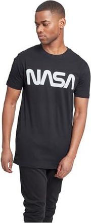 Mister Tee Homme NASA Worm Tee T Shirt, Noir, XL EU