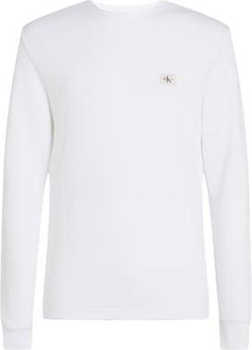 Calvin Klein T-shirt gaufr&eacute; manches longues