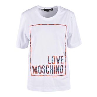 Love Moschino Femme, Tops, Blanc, Taille: 40 FR T-Shirt
