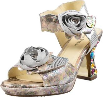 Laura Vita Sandales Mode Femme Hicao 624, Pointure:37 EU, La Couleur:Argent