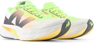 New Balance FuelCell Rebel V4 pour homme, Blanc/citron vert blanchi/mangue chaude, 8