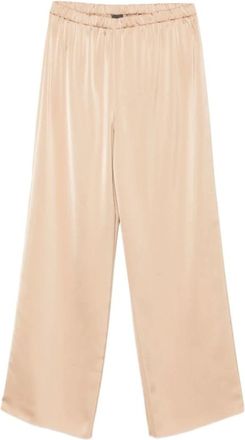Marina Rinaldi Femme, Pantalons, Beige, Taille: 50 FR Pmrtasca Elasticated-waist Pantalons