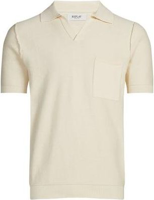 Replay Polo &agrave; manches courtes en coton piqu&eacute;