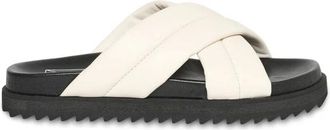 Inwear Femme, Chaussures, Blanc, Taille: 36 EU Sandales Blanches Fumée Style Tendance Confortable