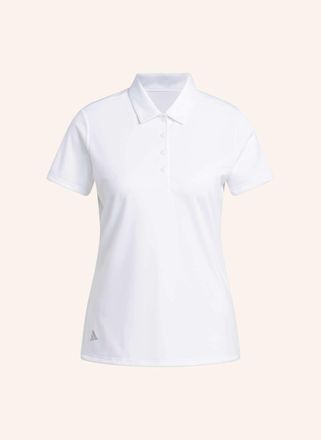 adidas Solid Performance Short Sleeve Poloshirt F&uuml;r Damen weiss