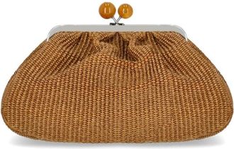 Max Mara Femme, Sacs, Beige, Taille: ONE Size Pasticcino Fortuna Clutch