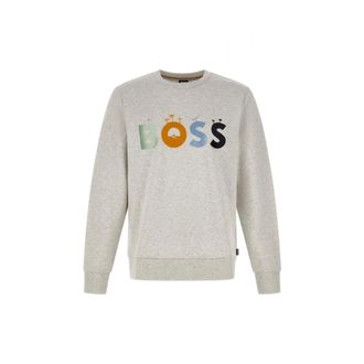 HUGO BOSS Homme, Sweatshirts et sweats à capuche, Gris, Taille: 2XL SweaT-shirt Logo Gris