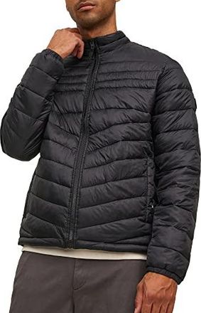 Jack & Jones Jjehero Puffer Collar Noos Homme Jacket, Noir, L