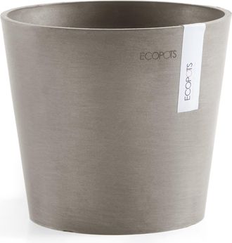 Ecopots Amsterdam 17 Blumentopf - L 17 cm x H 14,7 cm - Innen- und Au&szlig;enbereich