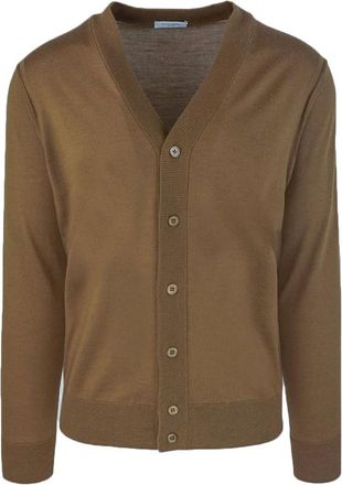 Paolo Pecora Homme, Pulls, Brun, Taille: S Cardigans