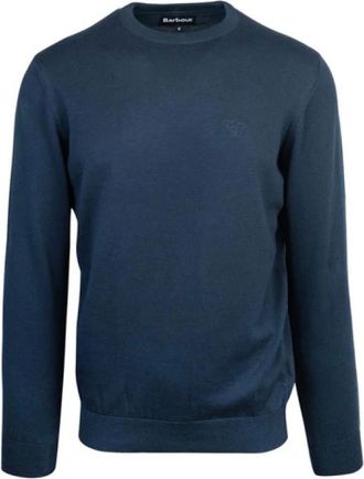 Barbour Homme, Pulls, Bleu, Taille: M Pima Cotton Crew Neck