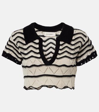 Bananhot Top court Coco en coton m&eacute;lang&eacute;
