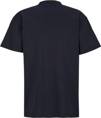 Jacquemus T-Shirt Logo Patch f&uuml;r Herren aus Baumwolle, Viertelarm mit Rundhals und Patch