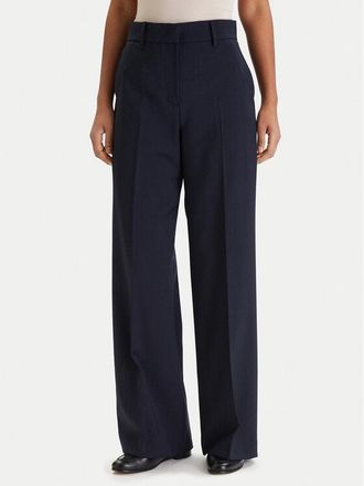 Max Mara Palazzohose Visivo 2615131041 Dunkelblau Relaxed Fit