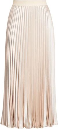 Max Mara Femme, Jupes, Beige, Taille: 34 FR Gavino Pleated Midi Skirt