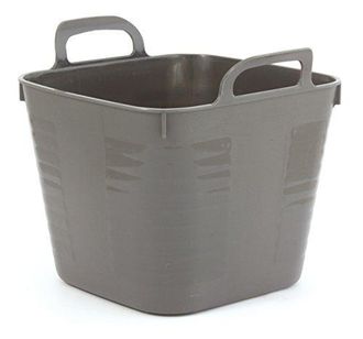 Gelco Design Kunststoff, Kohlefarben, Grand modèle : 18 x 18 x 17,5cm