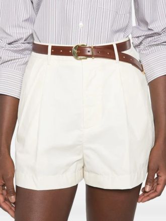 Fabiana Filippi Womens Pleated-Detail Shorts Ss26 W