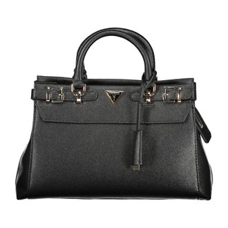Guess Femme, Sacs, Noir, Taille: ONE Size Eco Ali Luxury Satchel