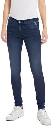 Replay Jeans Femme New Luz Skinny-Fit mit Power Stretch, Bleu Foncé 007-2 (Blau), 25W / 30L