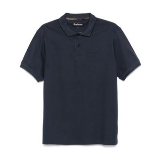 Barbour Blaues Poloshirt mit Logo-Stickerei - - Tops - Herren - Blau - S