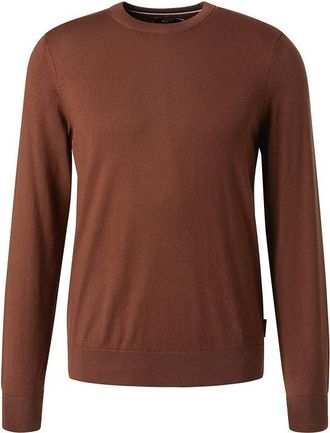 Daniel Hechter Herren Pullover braun unifarben