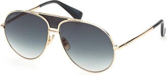Max Mara Aviator Sonnenbrille - - Accessories - Damen - Gelb - 58 MM