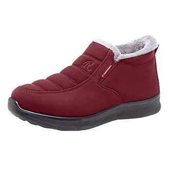 Generic Bottes dhiver pour femme - Antid&eacute;rapantes - Bottes de neige - Tige courte - En coton - Pour lext&eacute;rieur - Bottines de trekking - Chaussures de randonn&eacute;