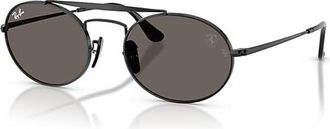 Ray-Ban Rb3775m Scuderia Ferrari Collection Sonnenbrillen Schwarz Fassung Grau Glas 54-20