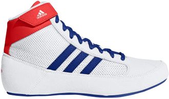 adidas HVC2 Wrestling-Schuhe, mit Kn&ouml;chelriemen, 2 Farben AQ3325, Mehrfarbig (White/Royal/Red), 46.5 EU