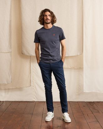 Faguo Chino bleu coton bio