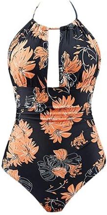 Generic Maillots de bain dos nu pour femme | Maillot de bain dos nu pour femme | Maillot de bain push-up extensible taille haute et dos nu pour un ajustement 