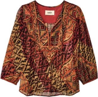 BA&SH Femme, Blouses et Chemises, Rouge, Taille: 40 FR Chemises