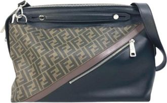 Fendi unisex, Pre-owned, Multicolore, Taille: ONE Size Sac bandouli&egrave;re briefcase Zucca Pre-owned