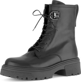 Gabor Damen Chelsea Boots, Frauen Stiefeletten,halbstiefel,Kurzstiefel,uebergangsschuhe,uebergangsstiefel,flach,schwarz(Altsilber),38.5 EU / 5.5 UK