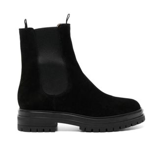 Gianvito Rossi Femme, Chaussures, Noir, Taille: 38 1/2 EU Chester Bottes &agrave; cheville