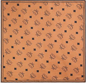 MCM Bandanatuch mit Monogramm-Print COGNAC MONOGRAM