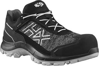 Haix Black Eagle Safety 400 | C, GTX, Grey Chaussure Textile Ultra-l&eacute;g&egrave;re, r&eacute;sistante aux intemp&eacute;ries et Aussi Robuste Que du Cuir.. noirUK 8 / EU 42