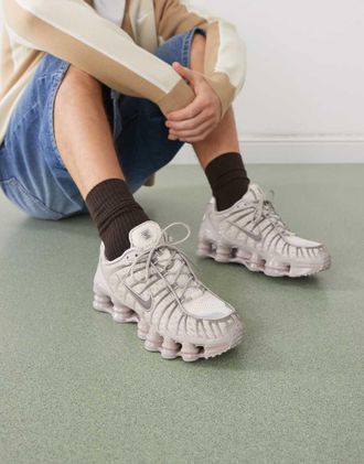 Nike Shox TL - Baskets - Beige-Marron