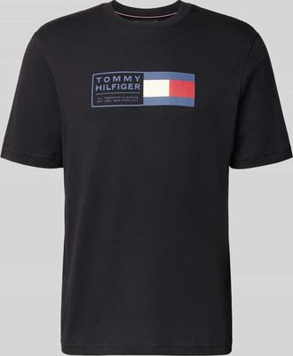 Tommy Hilfiger Regular Fit T-Shirt aus reiner Baumwolle