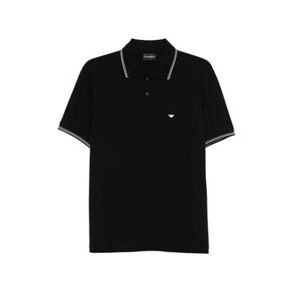 Emporio Armani Logo-embroidered Polo Shirt