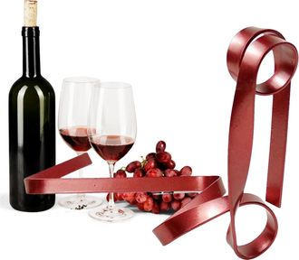 Generico Weinaussteller, eleganter H&auml;ngest&auml;nder f&uuml;r Theke - Design auf Metallband f&uuml;r Lik&ouml;re - f&uuml;r Hausbars, K&uuml;chen, Weing&uuml;ter und Restaurants