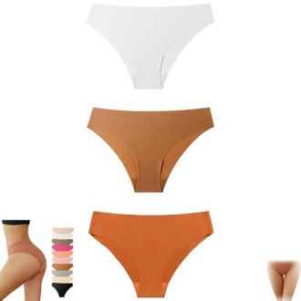 Generic Sous-v&ecirc;tements sans bout de chameau pour femme, r&eacute;sistant &agrave; la transpiration, respirant, confortable, sans couture, sous-v&ecirc;tements invisibles en soie 