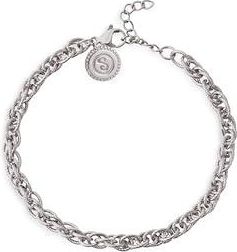 Singularu Bracelet Spinning Rope Chain. Acier tress&eacute;. Bijoux pour femme
