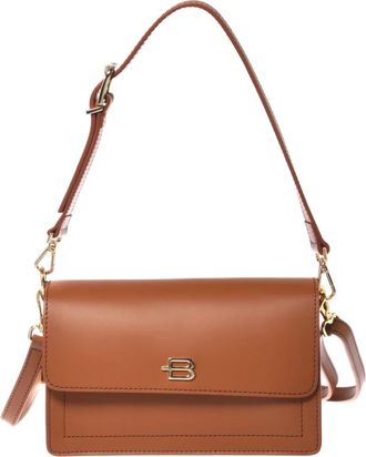 Baldinini Femme, Sacs, Brun, Taille: ONE Size Sac bandouli&egrave;re en cuir