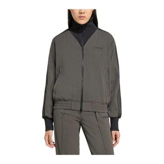 adidas Femme, Sport, Vert, Taille: 38 FR Veste de surv&ecirc;tement ajust&eacute;e